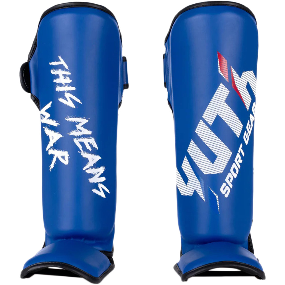 Yuth Sport Line Navy Blue Shin Guards at FightHQ