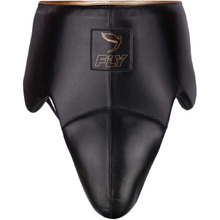Fly Boxing Wraith X Black/Gold Groin Guard at FightHQ