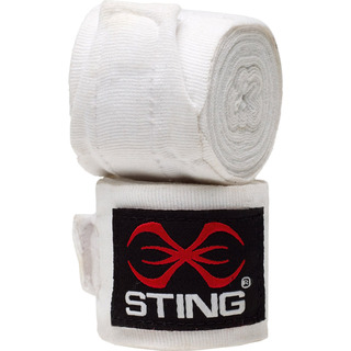 Sting Evolution White/Gold Boxing Gloves at FightHQ